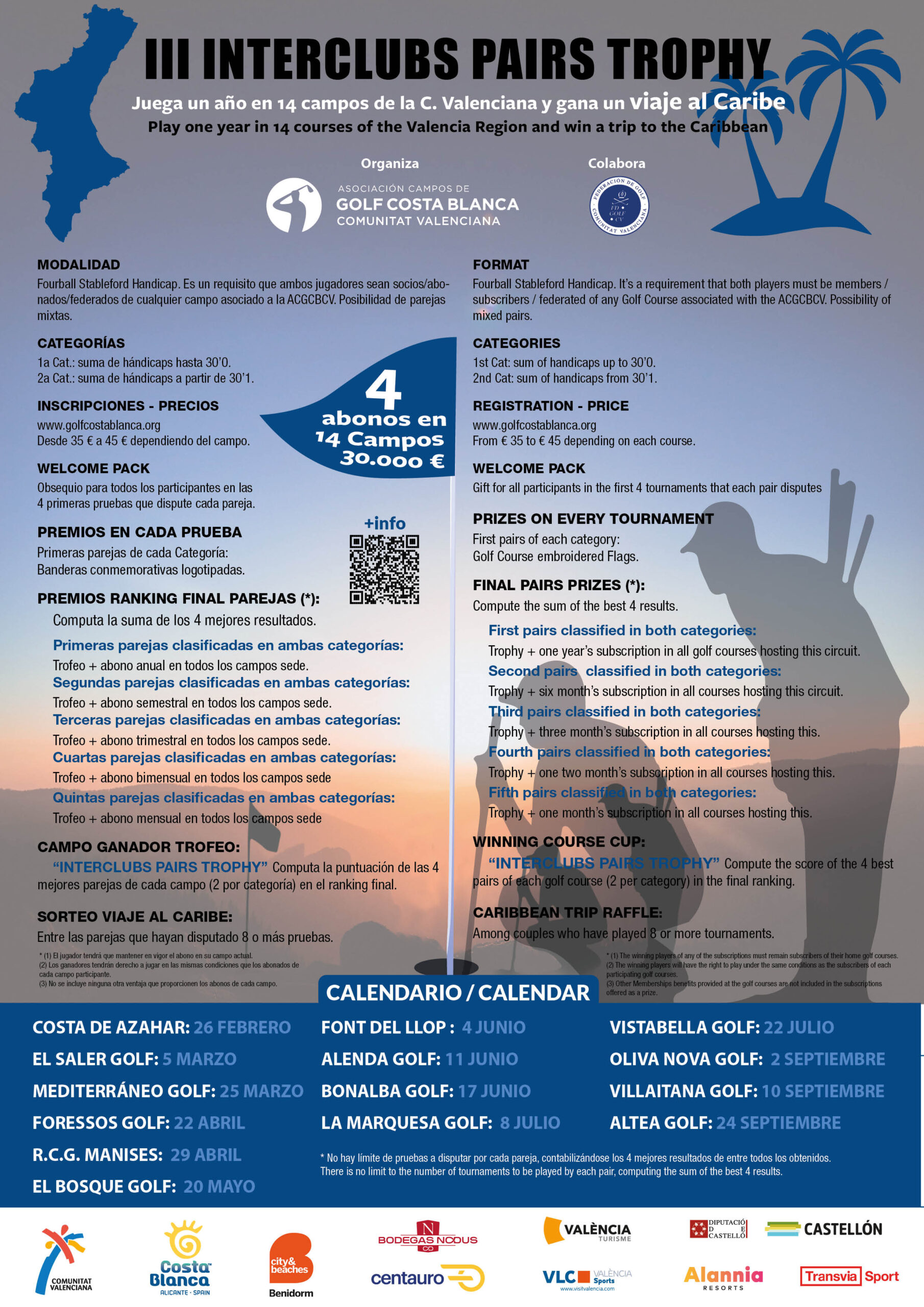 Interclubs Pairs Trophy anuncia su tercera edición - ACGCBCV